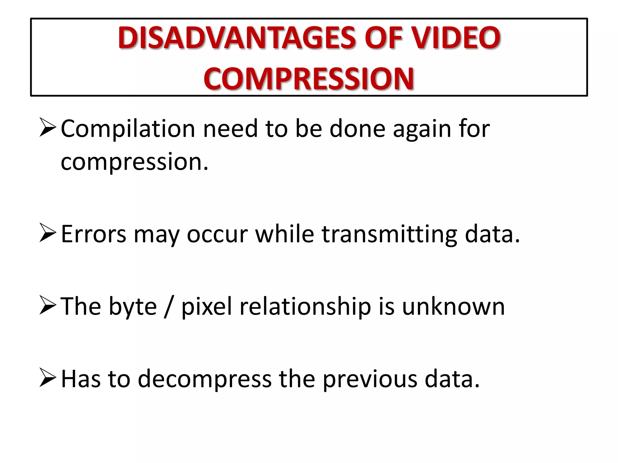 Audio and Video Compression | PPTX