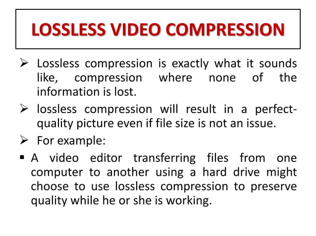 Audio and Video Compression | PPTX