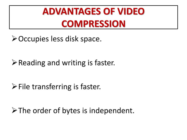 Audio and Video Compression | PPTX