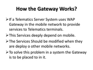 Development of Open Telematics Service Based on Gateway and Framework ...