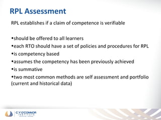 Determining the assessment evidence | PPT