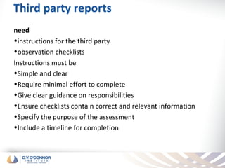 Determining the assessment evidence | PPT