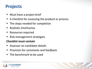 Determining the assessment evidence | PPT