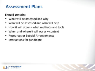 Tae assessment power point | PPT