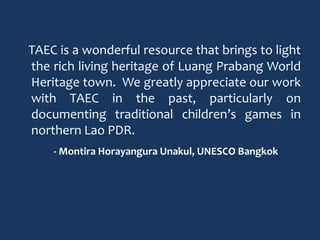 TAEC 5th Anniversary Slideshow | PPT