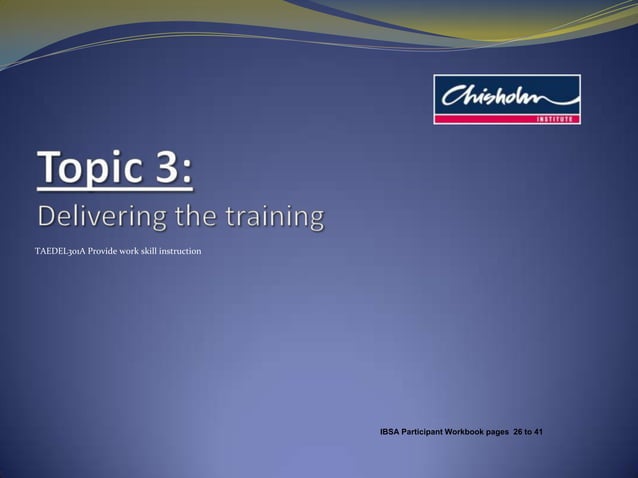 Taedel301 a topic3 | PPT