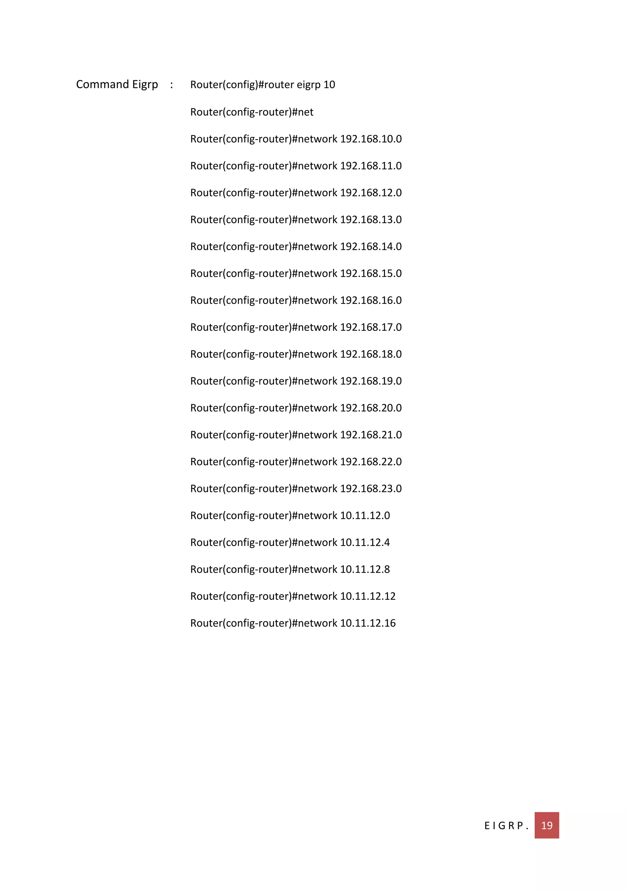 TA_EIGRP_Ari Analisa_2017/2018 | PDF