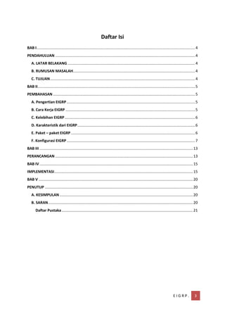 TA_EIGRP_Ari Analisa_2017/2018 | PDF