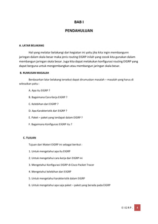 TA_EIGRP_Ari Analisa_2017/2018 | PDF