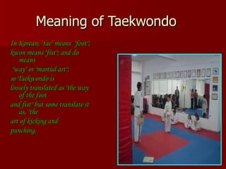 Taekwondo | PPT