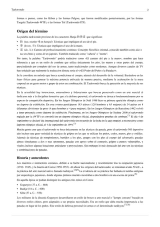 Taekwondo | PDF