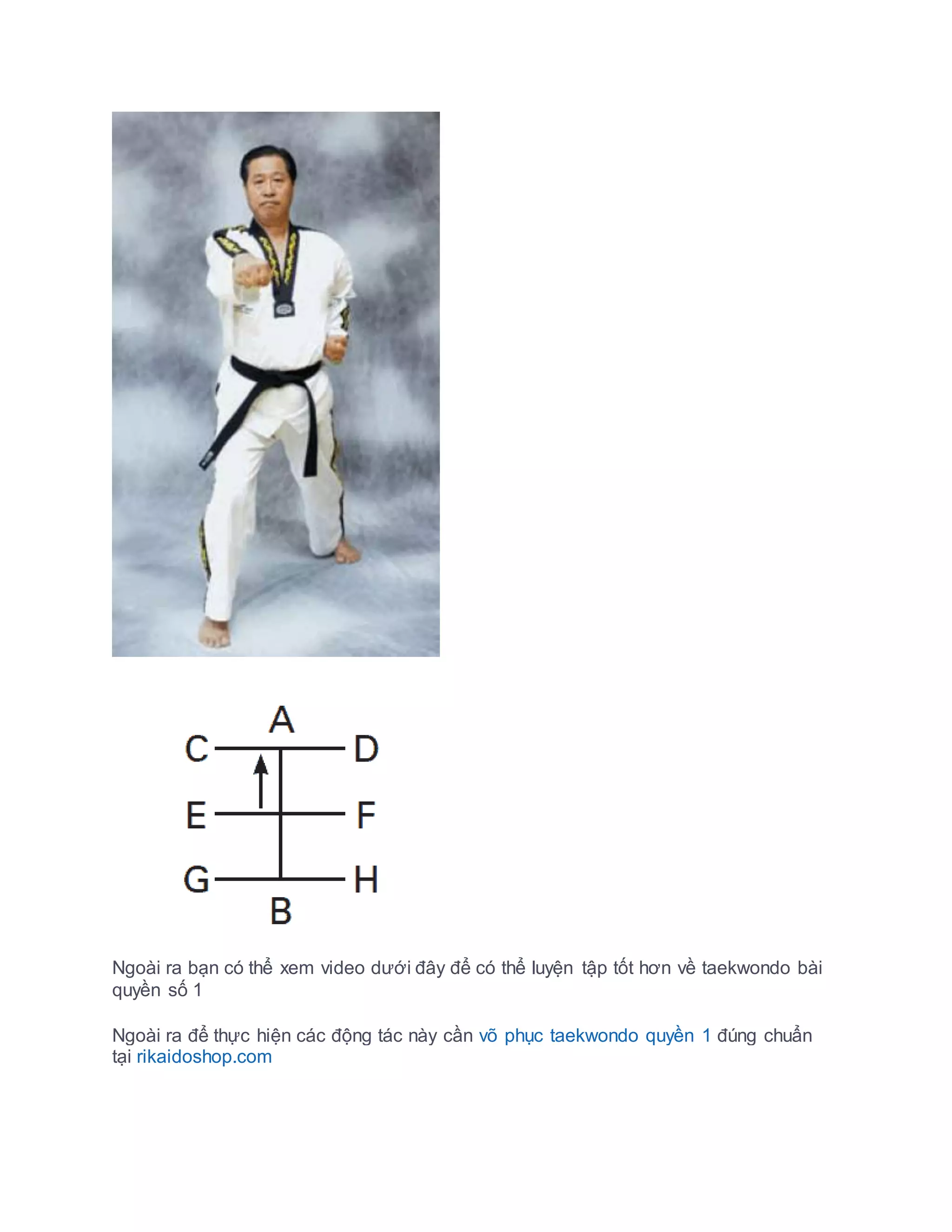 Taekwondo Bài Quyền Số 1 | DOCX