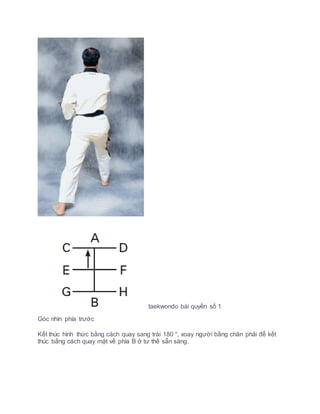 Taekwondo Bài Quyền Số 1 | DOCX