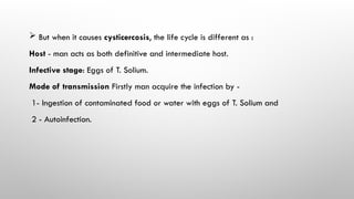 TAENIA PPT.ppt Presented by Rahul Patel Student of Medical microbiology ...