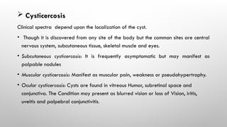 TAENIA PPT.ppt Presented by Rahul Patel Student of Medical microbiology ...