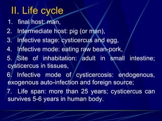 Taeniasis.ppt | Reptiles | Pets