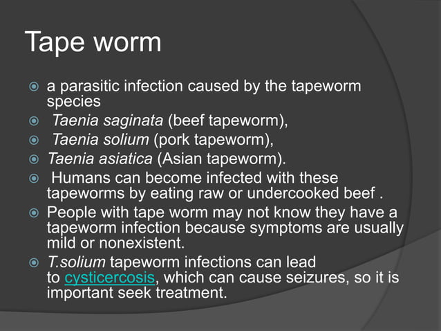 Taeniasis neeraj krishna | PPT