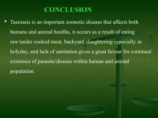 Taeniasis ppt | PPT