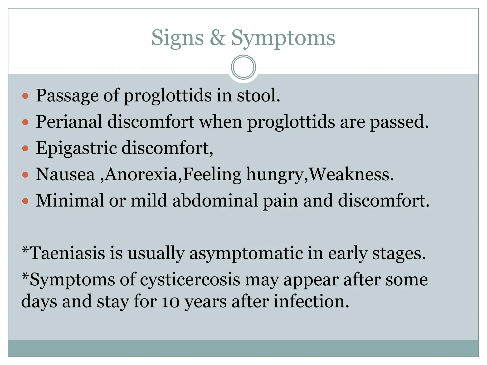 Taeniasis_PPT[1].pptx MEDICAL MANAGEMENT | PPTX