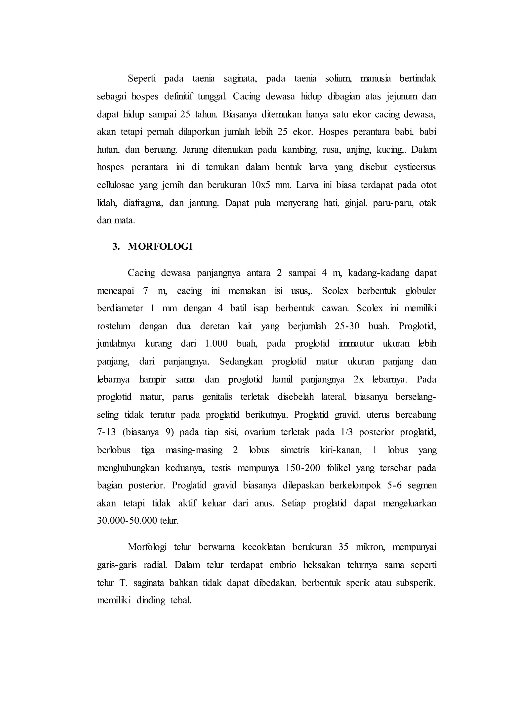Taenia solium. | DOCX