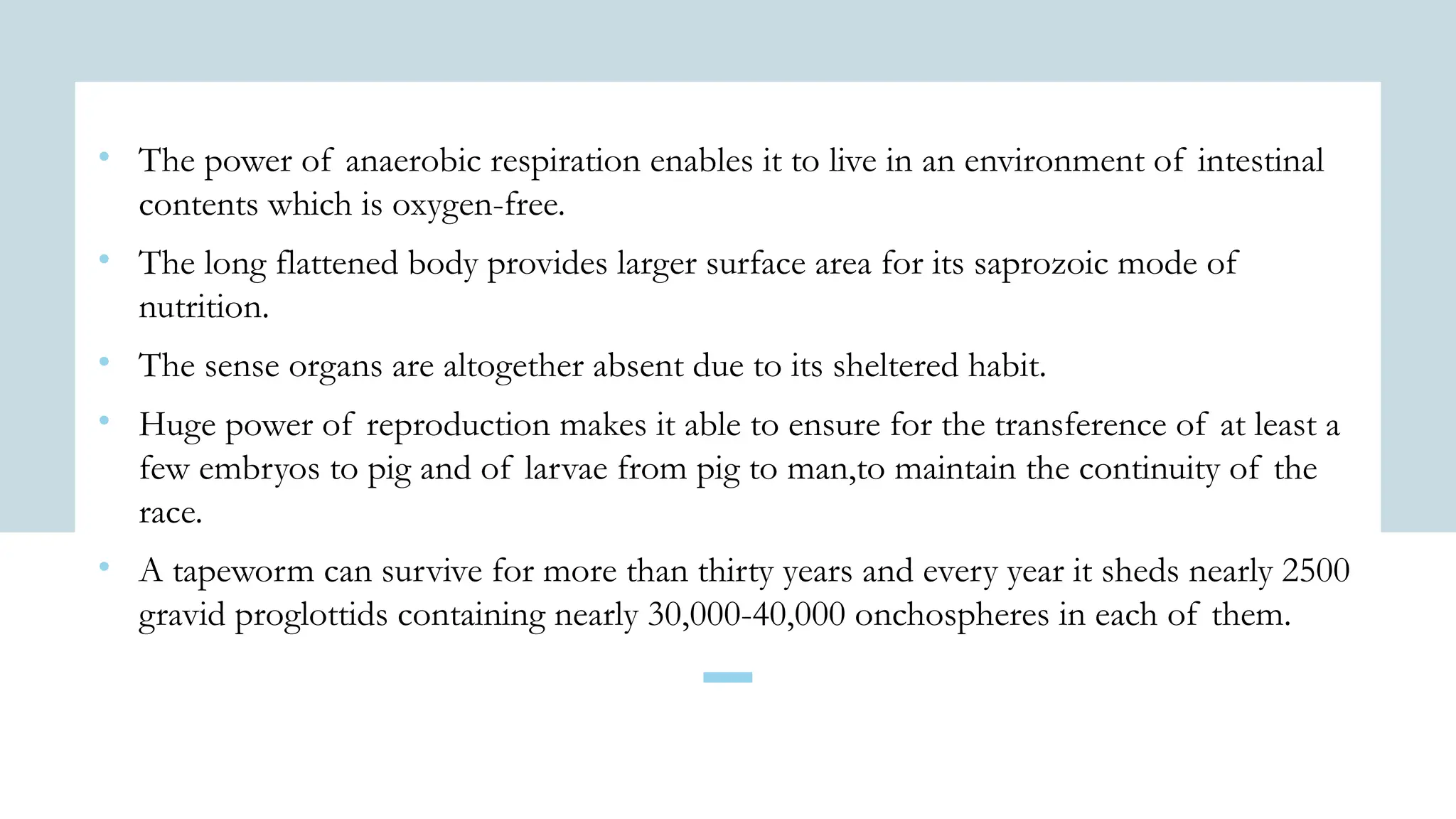 Life cycle of Taenia Solium & its parasitic adaptations. | PPTX