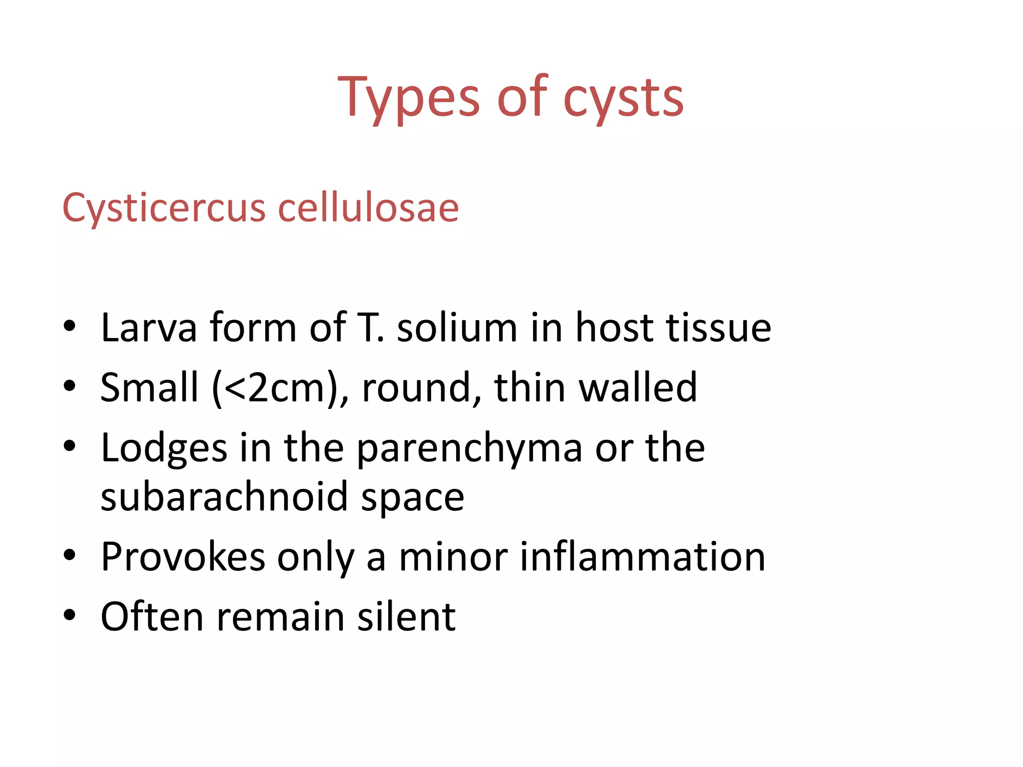 Taenia solium, saginata & neurocysticercosis | PPTX