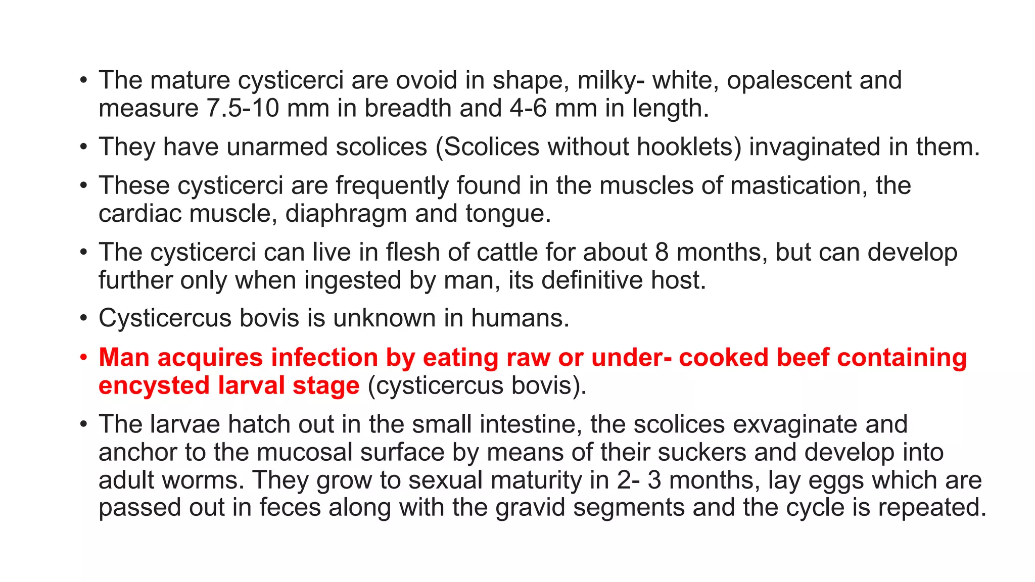 Taenia solium & Taenia saginata | PPTX