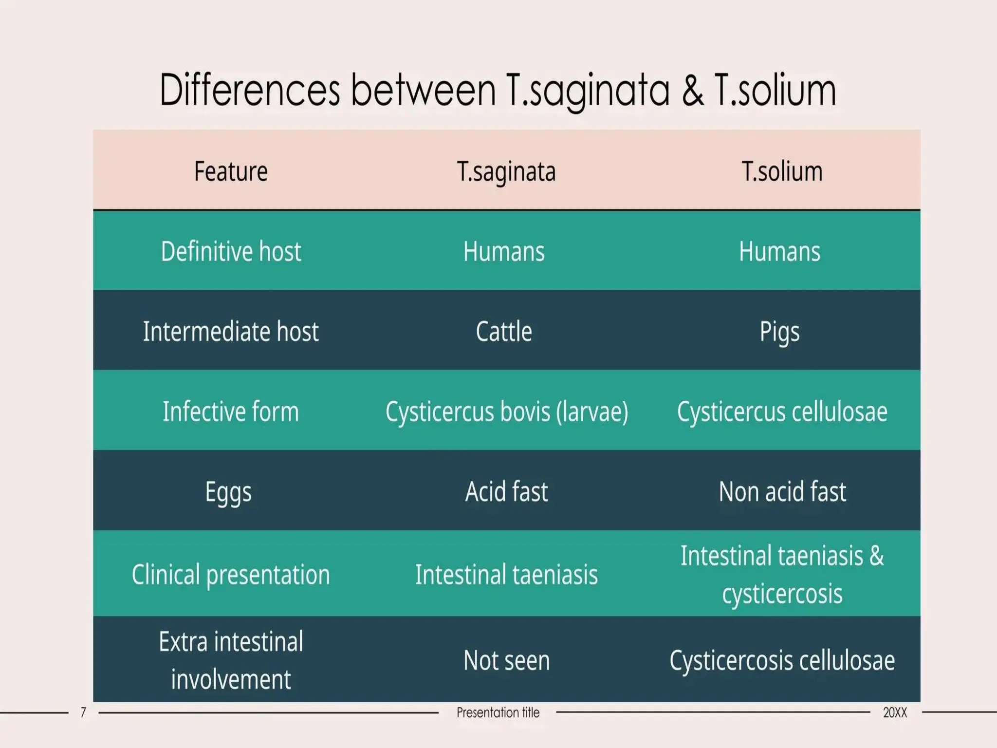 Taenia species.pptx for MBBS and BDS students | PPTX