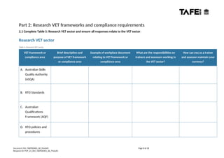 TAEPDD401_Skills Assessment Project document | DOCX