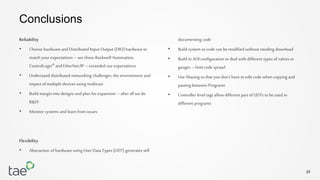 Tae technologies powers up with reliable control system | PPT