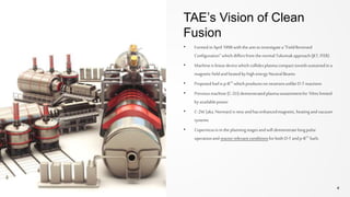 Tae technologies powers up with reliable control system | PPT