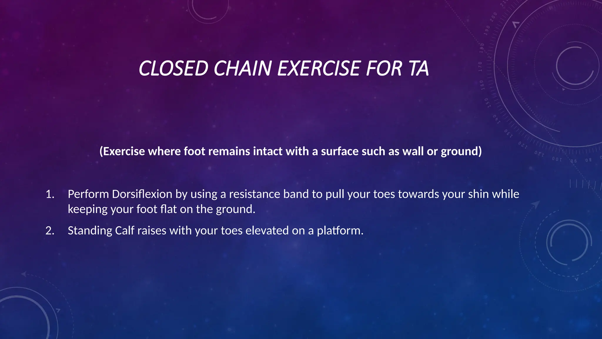 Tibialis Anterior Exercises.pptx...! | PPTX