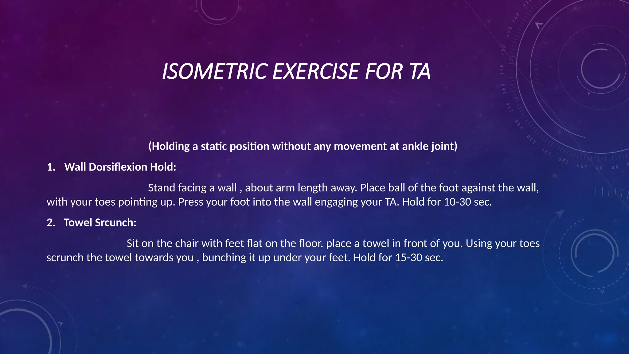 Tibialis Anterior Exercises.pptx...! | PPTX