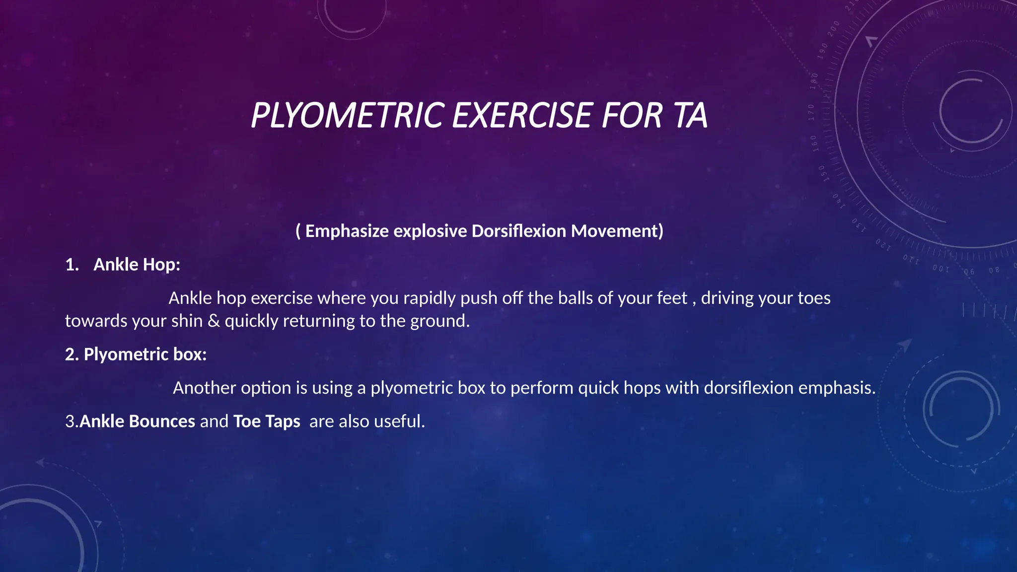 Tibialis Anterior Exercises.pptx...! | PPTX