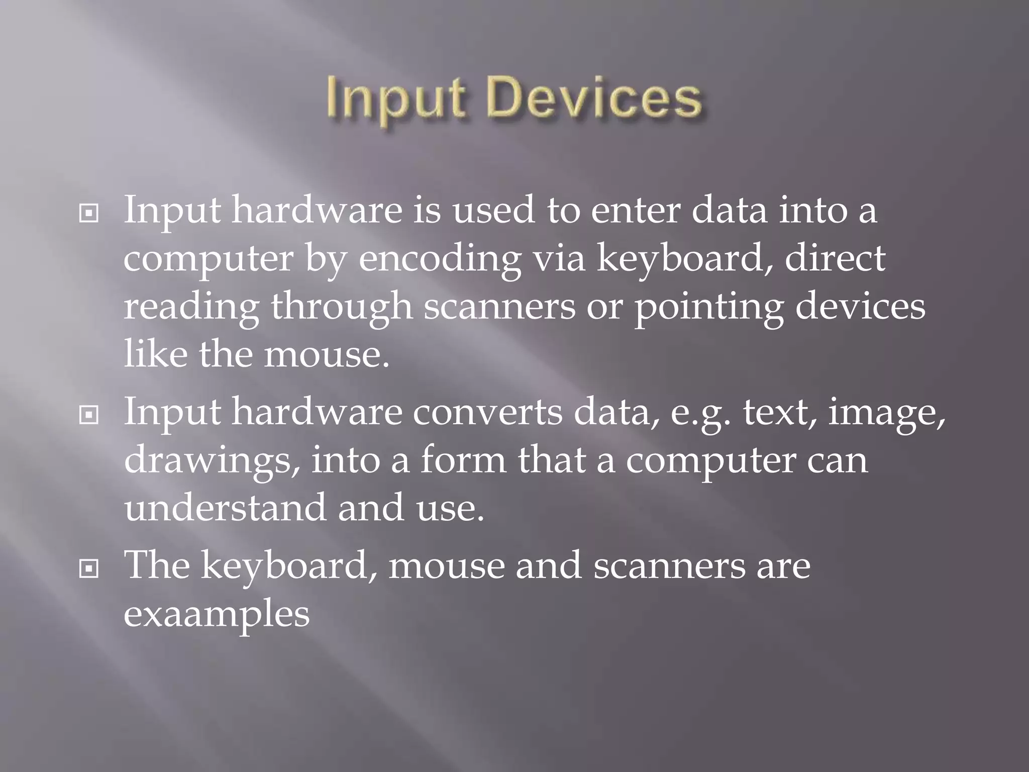 Taflaw Presentation: Computer Hardware | PPTX