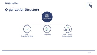 Tafari Capital Investor Pitch Deck | PDF