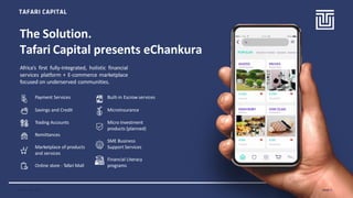 Tafari Capital Investor Pitch Deck | PDF