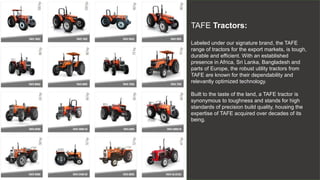 Tractor And Farm Equipments | PPTX | Agriculture | Industries