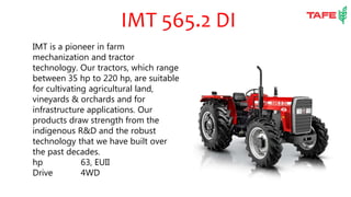 IMT Tractor | TAFE | PPT