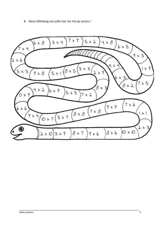 Tafelblaadjes | DOCX