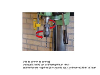 Tafelkolomboormachine | PPTX