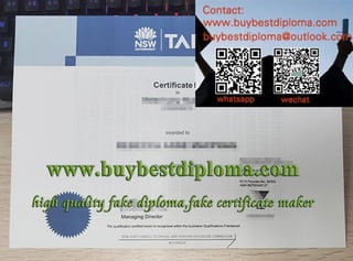 TAFE NSW certificate | PPT