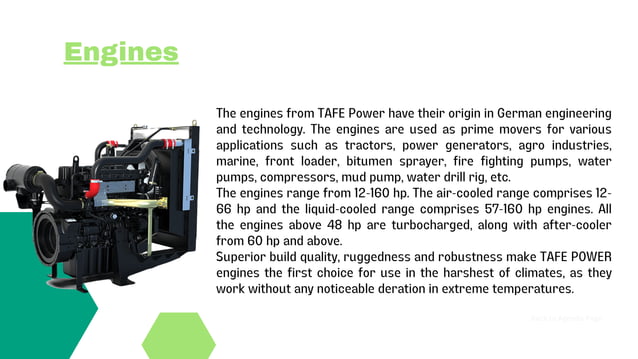 Tafe Power Generators | PDF