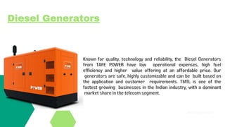 TAFE POWER | Industrial Engine | PPTX