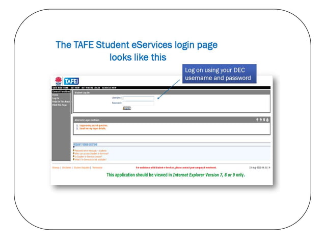 Blue Mountains - Tafe student e services | PPT