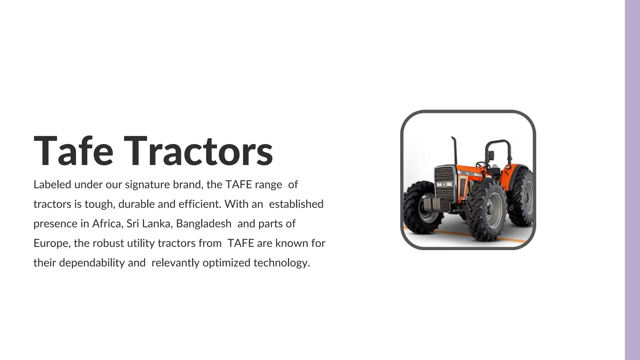 Tafe Tractors | PPT