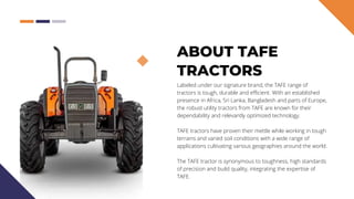 TAFE TRACTOR | PPTX