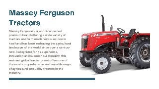 four-wheel drive tractor | PPTX