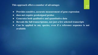 METHODS OF TRANSCRIPTOME ANALYSIS....pptx