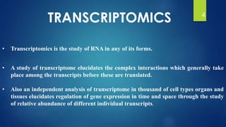 METHODS OF TRANSCRIPTOME ANALYSIS....pptx